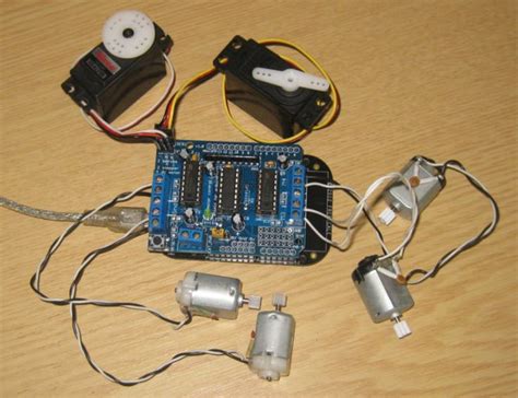 Arduino Motor Stepper Servo Shield With Frdm Kl25z