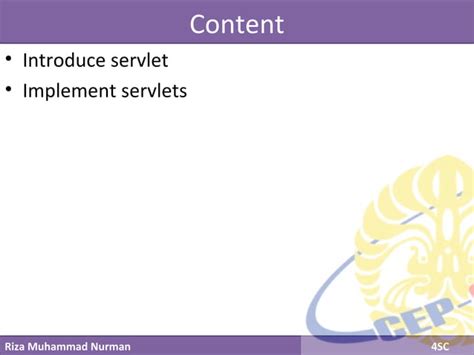 Exploring The Java Servlet Technology Ppt