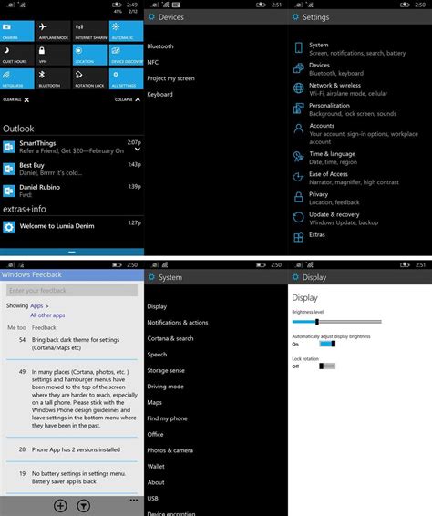 In Pictures Windows 10 Technical Preview For Phones Windows Central