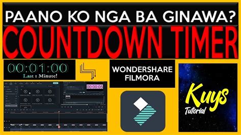 How To Make A Countdown Timer In Filmora X Tagalog Tutorial Kuys