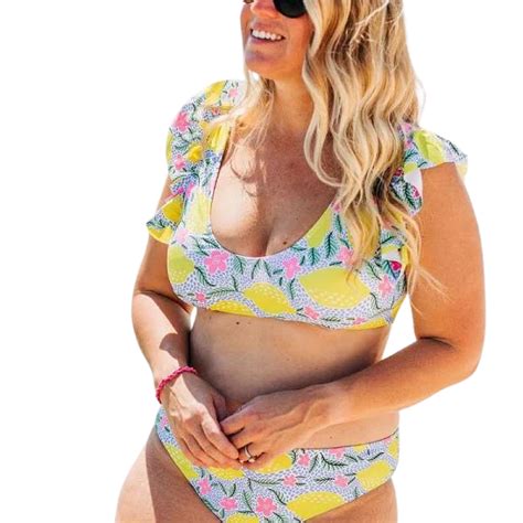 Lemons Flutter Bikini