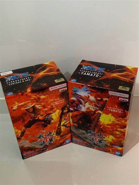 Portgas D Ace Yamato Set One Piece Senkouzekkei Hobbies Toys Toys Games On Carousell