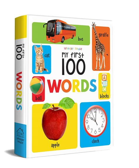 My First 100 Words Board Book My 100 Library Series