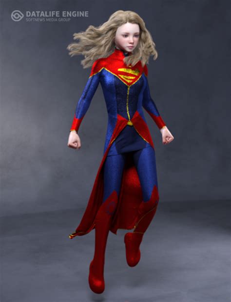 Injustice Supergirl For G8f Topgfx Daz3d Renderosity Poser 3d Stuff