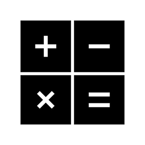 premium vector calculator icon vector