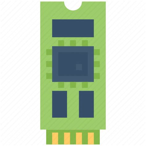 Chip Computer Device Disk Electronic Microchip Storage Icon