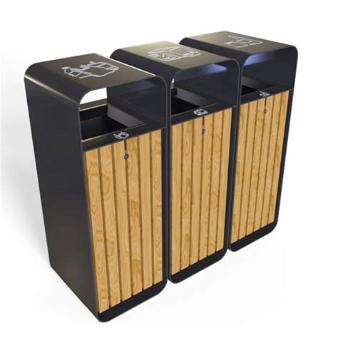 Wholesale Street Park Commercial Sorting Recycle Bin Outdoor