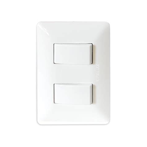Opalux Interruptor Doble Unipolar 10a