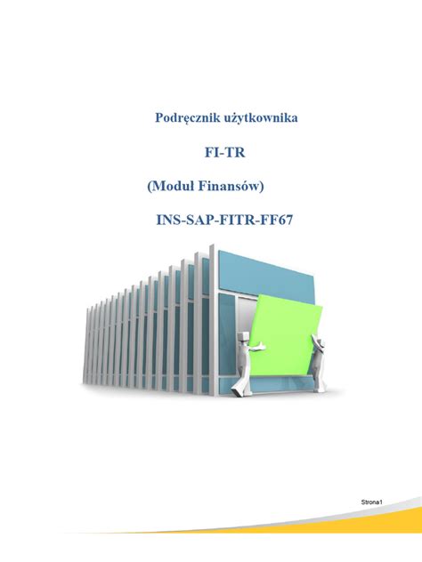 Ins Sap Fitr Ff67 Obsługa Ręcznego Wyciągu Z Konta Pdf