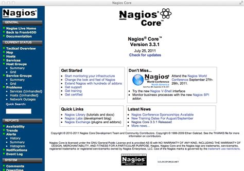 Nagios Version Upgrade Tests And Customization