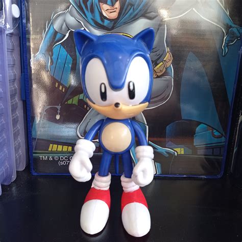 Boneco Sonic Azul 16cm Sonic The Hedgehog Distribuidora Coelmar
