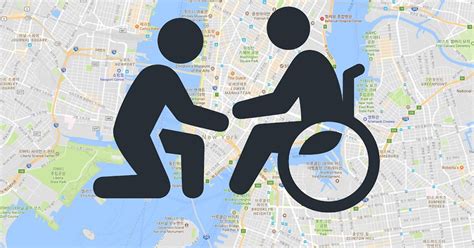 구글 지도 장애인 이동권 보장 위해 휠체어 접근 정보 표시