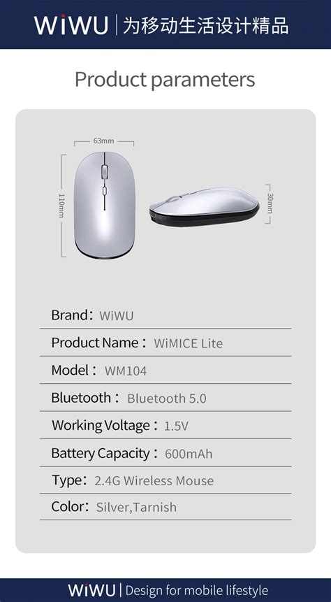 Wireless Mouse Premium Wireless Mouse Usb Wireless Mouse Wiwu