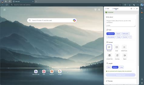New Microsoft Edge Features - Workspaces, CoPilot, and more - Protek-IT