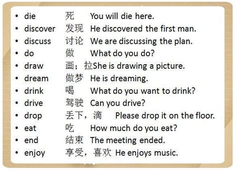 英语最常用的200个动词 例句，分分钟掌握上千单词