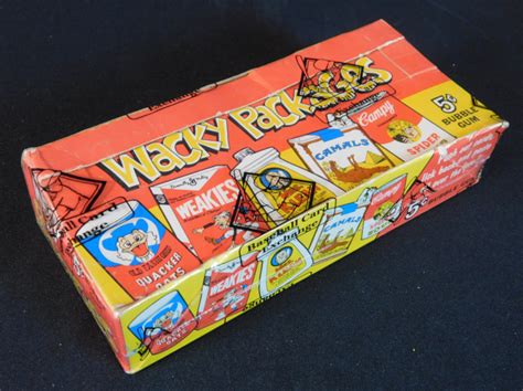 Lot Detail Exceptionally Rare 1967 Topps Wacky Packages Unopened Wax