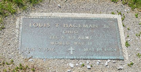 Louis Theodore Hageman Jr 1916 1964 Find A Grave Memorial