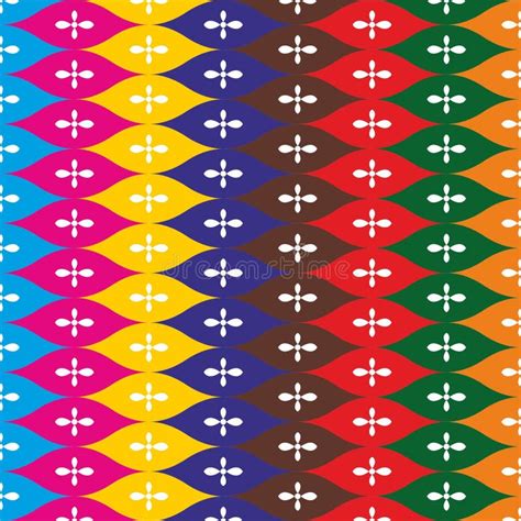 Geometric Ethnic Design For Background Or Wallpaper And Clothing Cdr X6 Stock Vector