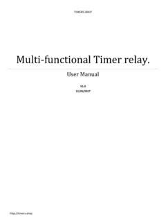 Multi Functional Timer Relay Multi Functional Timer Relay Pdf PDF PRO