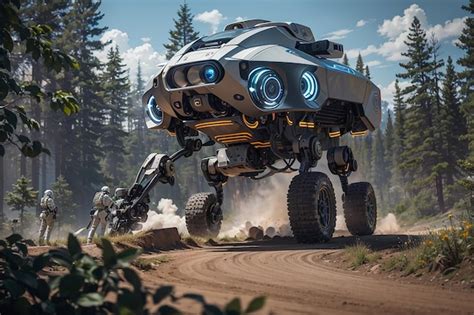 Premium AI Image AI Robotics Field Test
