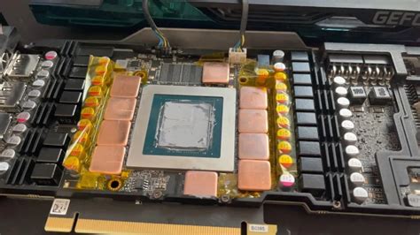 Modder Reduces GDDR X Memory Temps From C To C With Copper Shims