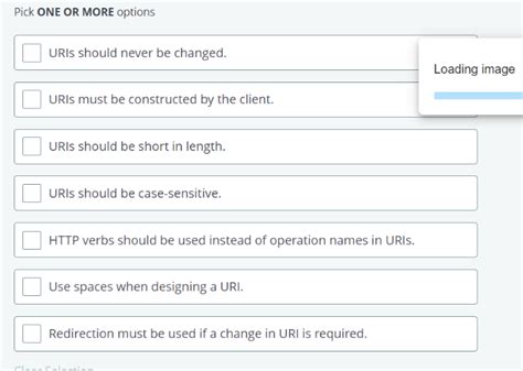 Pick ONE OR MORE Options URIs Should Never Be StudyX