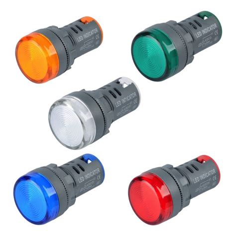 Led Panel Indicator 230v 22mm Tsktech In
