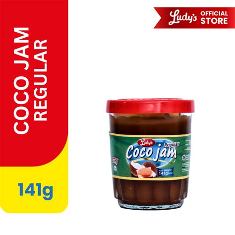 Ludys Coco Jam Regular 141g Rich And Sweet Coco Goodness Coconut Jam Spread Shopee Philippines