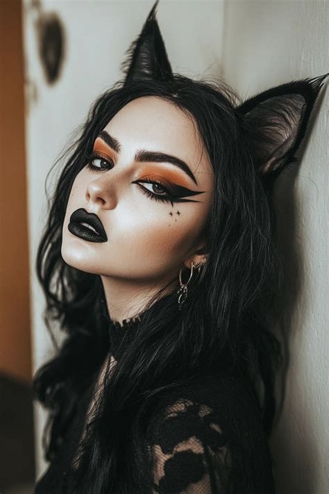 21 Easy Cat Makeup Halloween Ideas Youll Want To Try Cat Costume Makeup Cat Makeup Simple