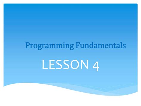 computer programming fundamentals chapter 2 pptx free download