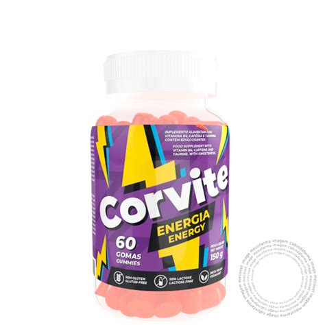 Corvite Energia 60 Gomas Mecofarma