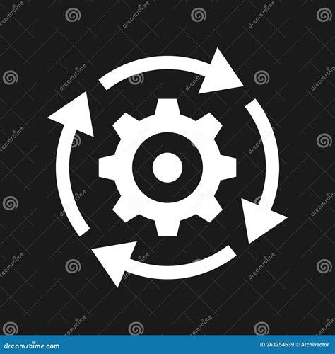 Workflow Progress Graphic Icon Stock Vector Illustration Of Workflow Procedure 263254639