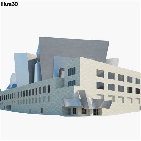 Walt Disney Concert Hall 3d Model Download Buildings On