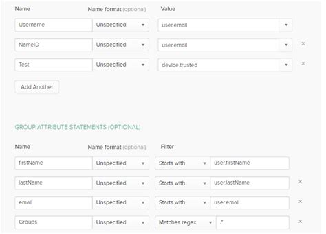 Attribute Sections And Groups Questions Okta Developer Community