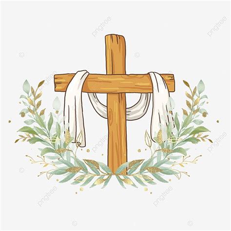 Kwiat Religijny Krzyż Akwarela Roślina Kreatywność Kwiaty Religia