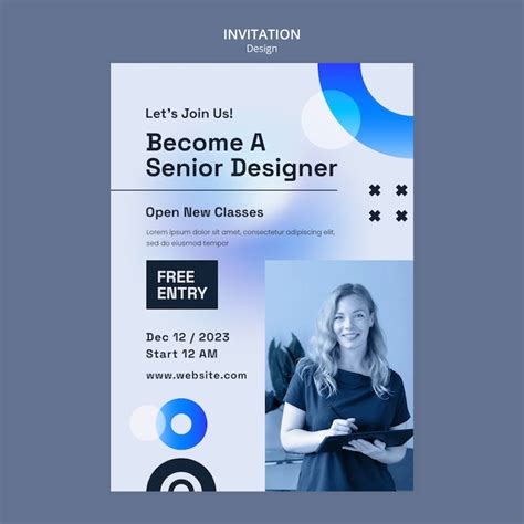 Free Psd Gradient Design Template