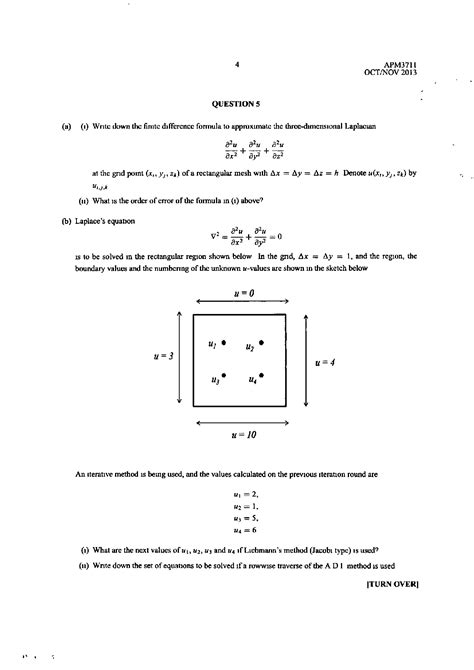 Solution Numerical Methods Ll Partial Differential Equation And Chebyshev Series Problems And