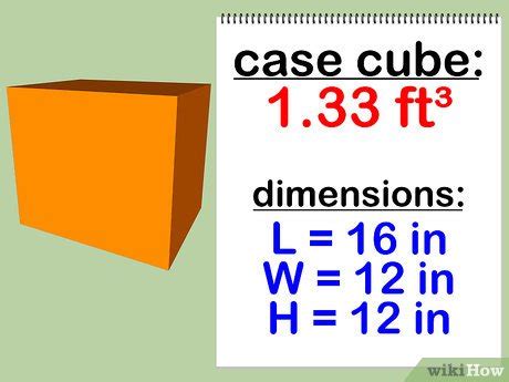 How To Calculate The Case Cube Of A Box With Pictures