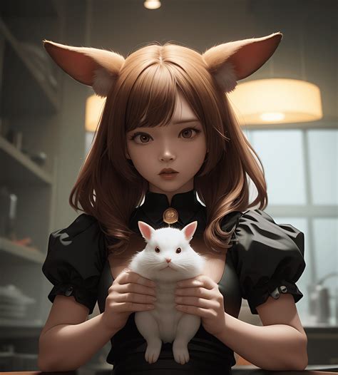 Cute Girl Behind The Counter Rwaifudiffusion