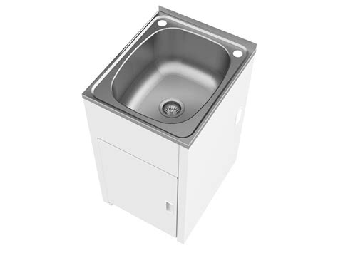 Clark F6111 Tub And Cabinet Compact 42lt Utility Stainless Steel From Reece