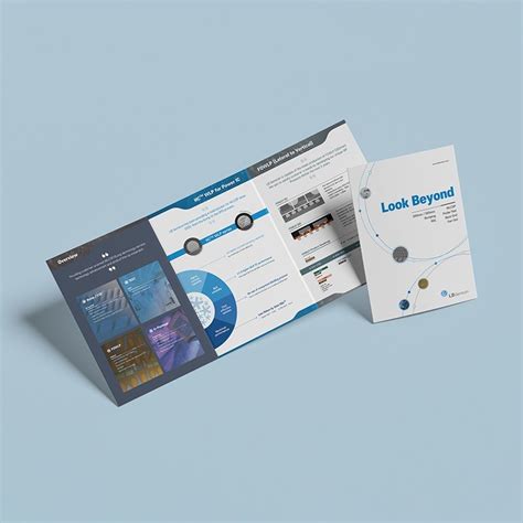 엘비세미콘 리플렛 디자인 전단지·포스터·인쇄물 포트폴리오 크몽