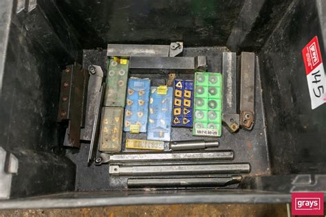 Assorted Insert Lathe Cutting Tooling Auction 0145 5050082 Grays Australia