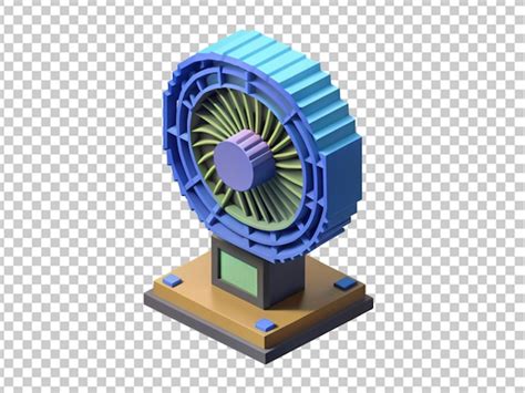 Premium Psd Cooling Stand Fan Voxelart