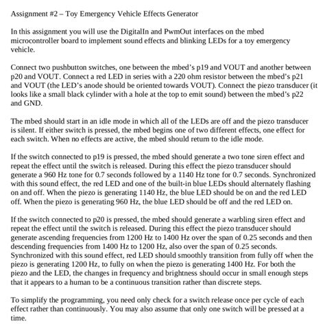 Code Help With An Mbed LCP Assignment Electrical Engineering Stack Exchange