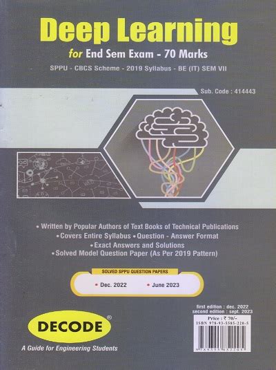 decode deep learning it sem 7 sppu iresh a dhotre technical