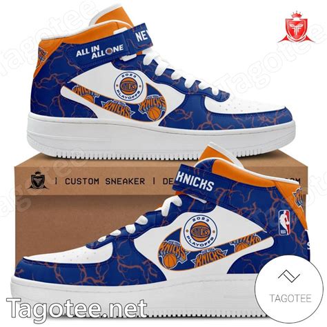 New York Knicks All In All One Air Force 1 Shoes Tagotee