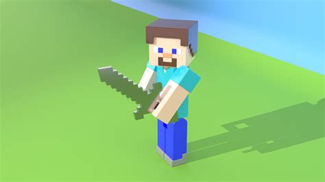Minecraft Steve Render