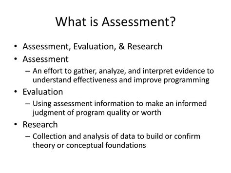 Ppt Introduction To Assessment Powerpoint Presentation Free Download