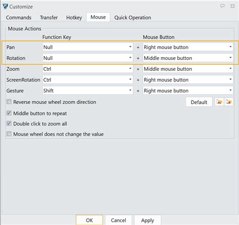 How To Customize Shortcut Keys And Mouse Settings In Zw3d Technical Knowledge Base En Confluence