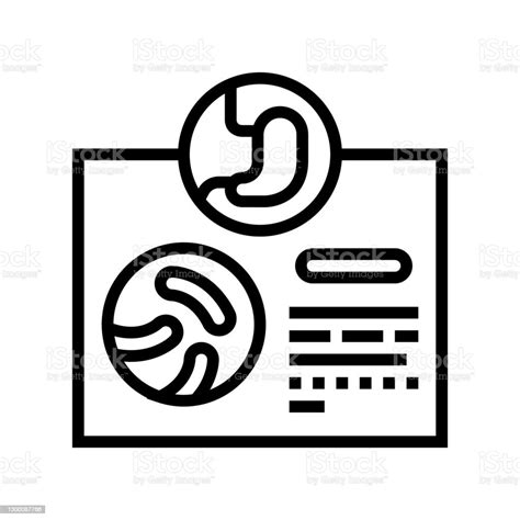 처방 프로바이오틱스 라인 아이콘 벡터 일러스트레이션 문제에 대한 스톡 벡터 아트 및 기타 이미지 문제 미생물학 박테리아